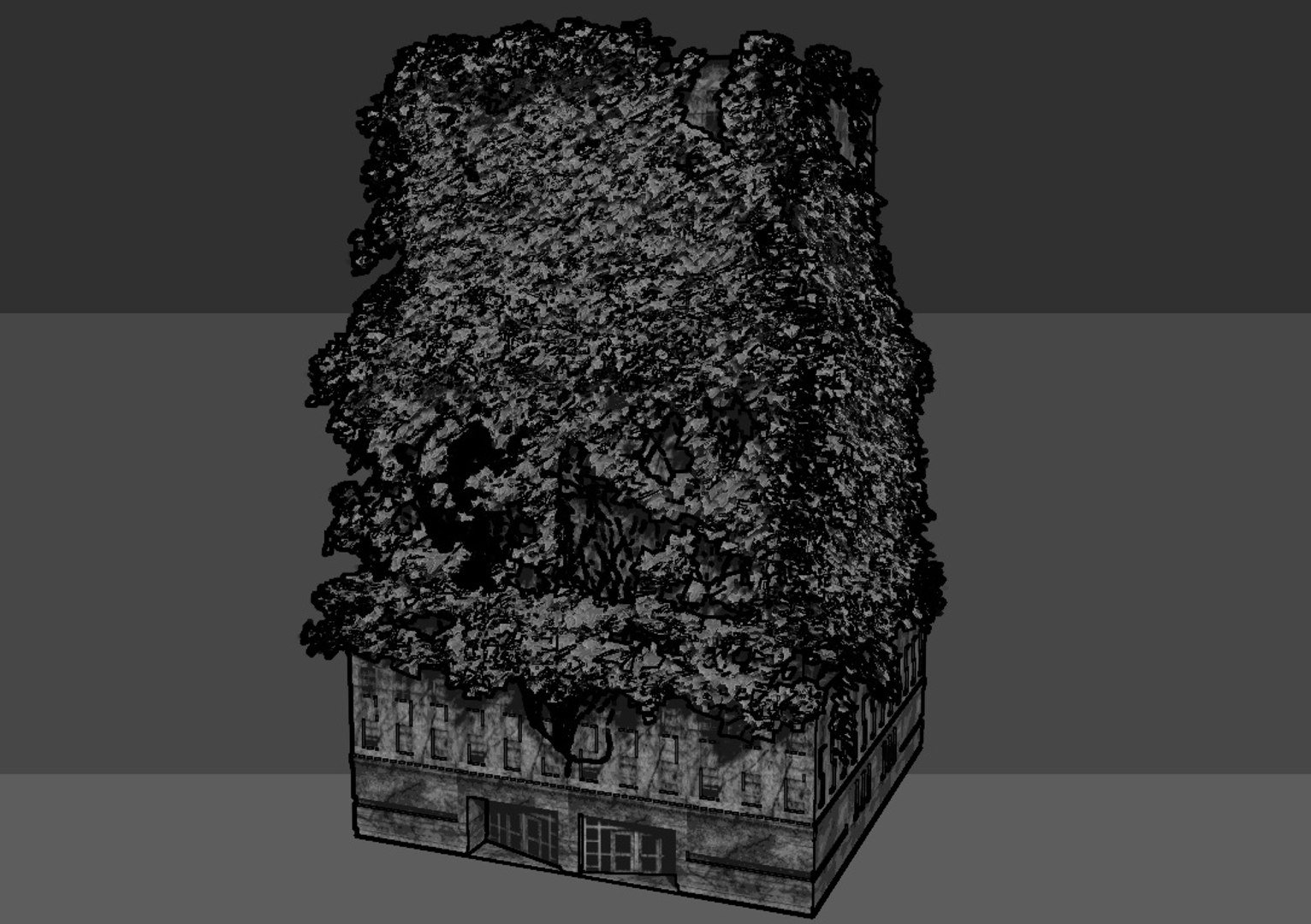 3d Model Ivy Building