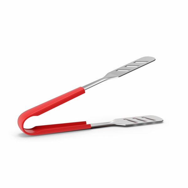 3D model Red Food Tongs - TurboSquid 1911804