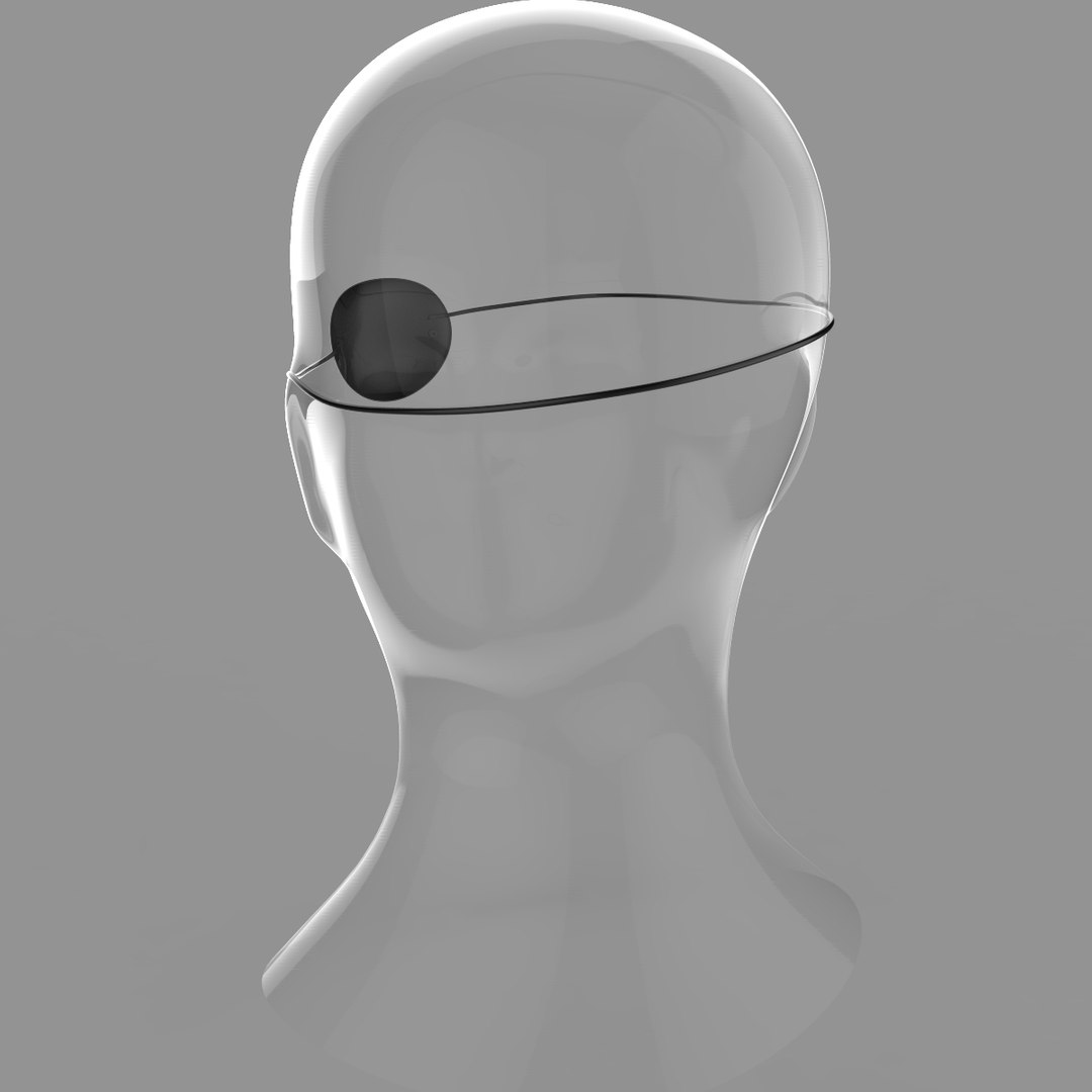 Eyepatch Head 3d 3ds