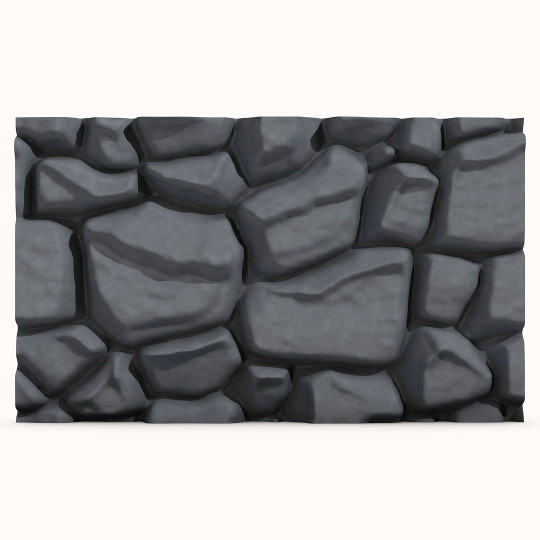 3D Model Stone Wall 128 - TurboSquid 2380789