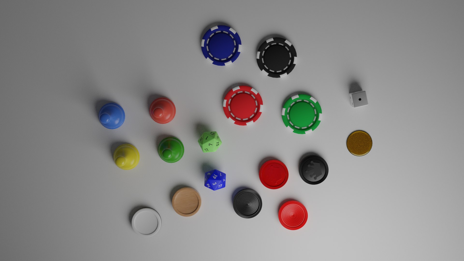 3D Tabletop Game Pieces - TurboSquid 1722673