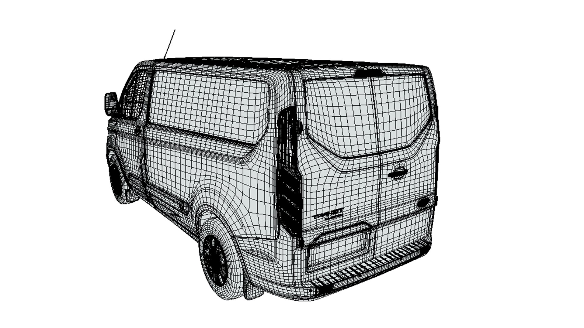 3D Ford Transit Custom Van - TurboSquid 2168578