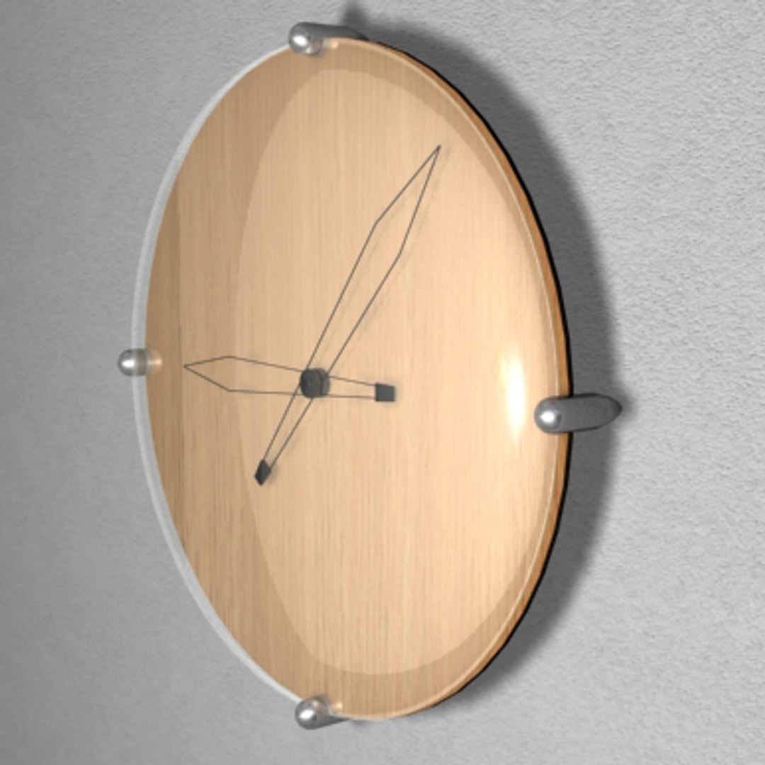 3d 3ds Designer Clock