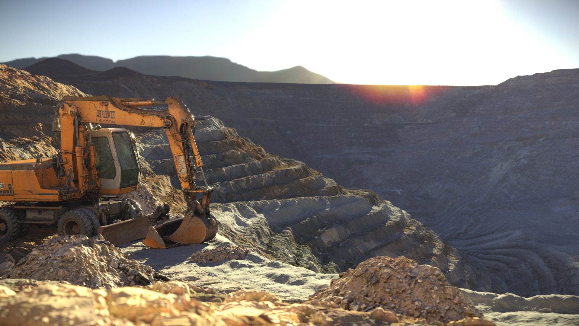 Scanned Opencast Mines 3D Model - TurboSquid 2372120