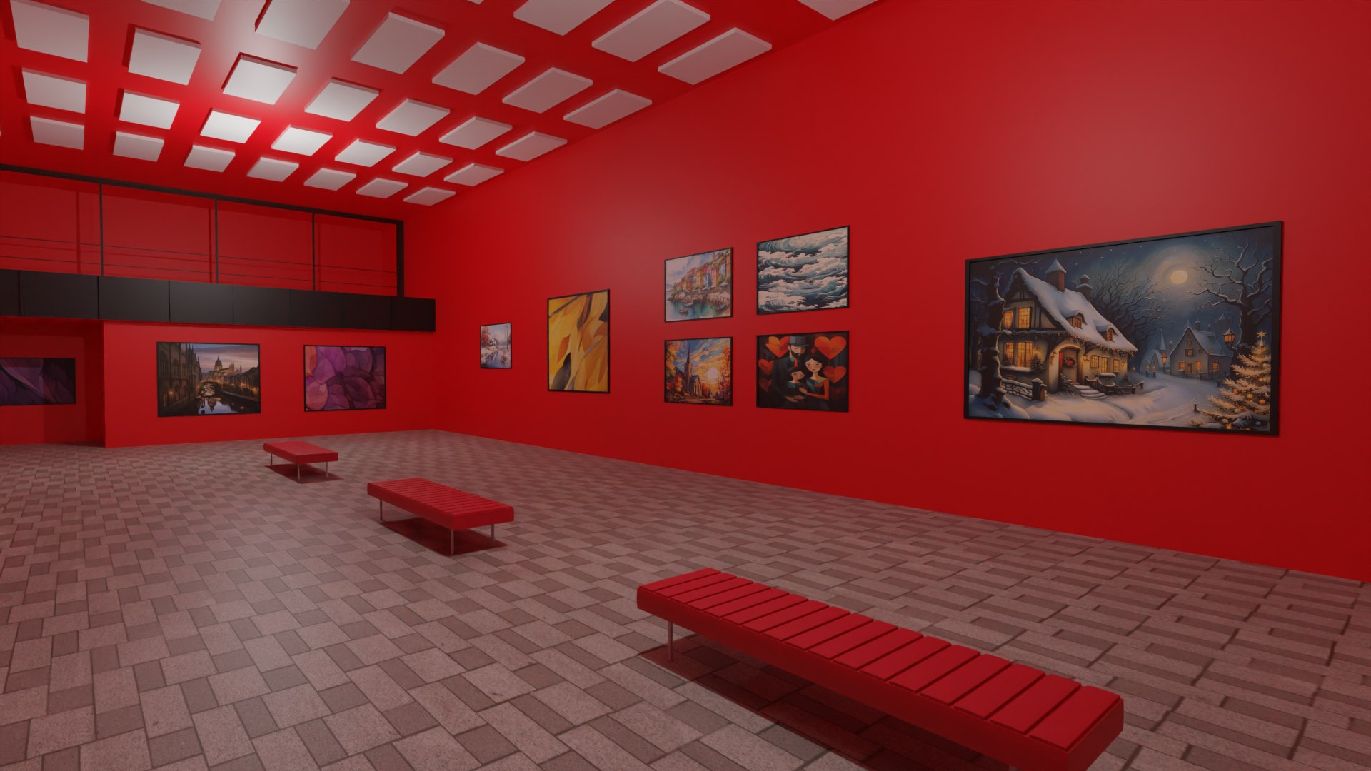 Art Gallery 3D - TurboSquid 2157896