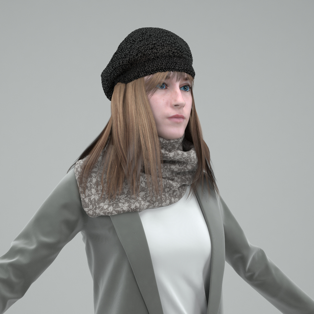 digital double mentalray 3d model