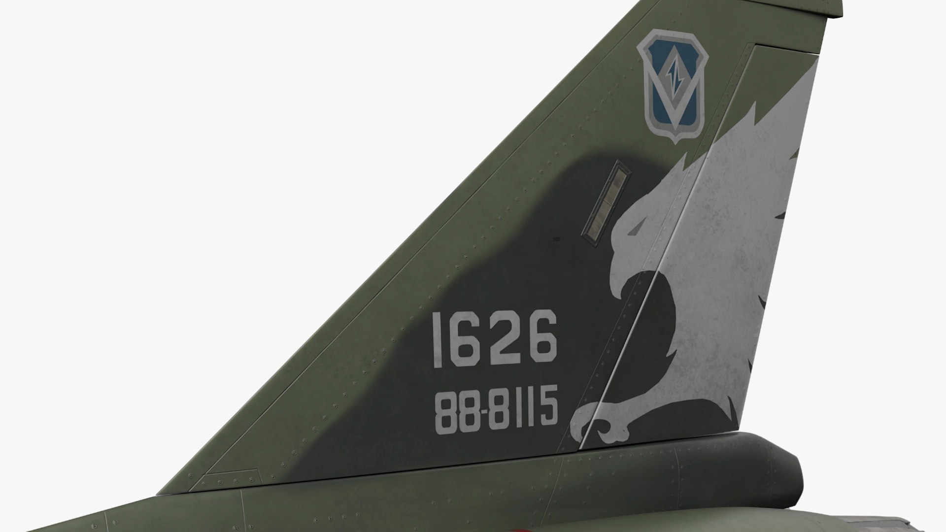 3D AIDC F-CK-1 Unarmed Fighter Jet Green Rigged For Cinema 4D ...