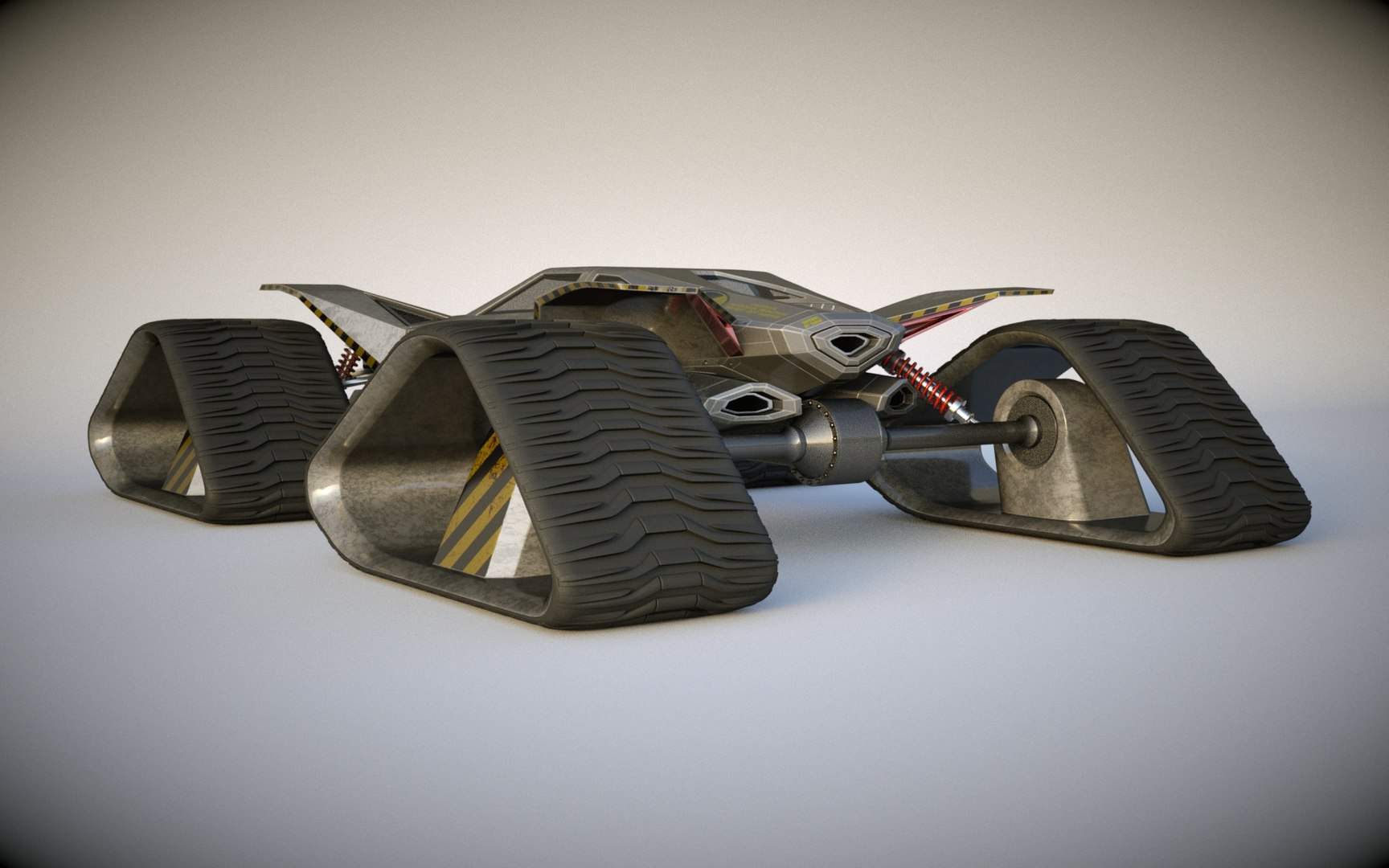 3d Model T Designed Tracks