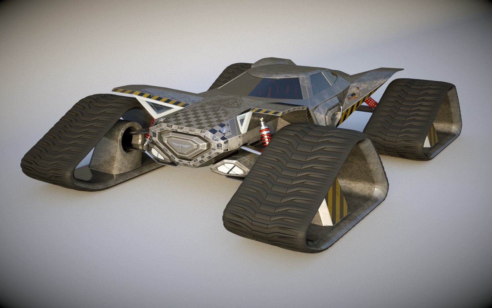 3d Model T Designed Tracks