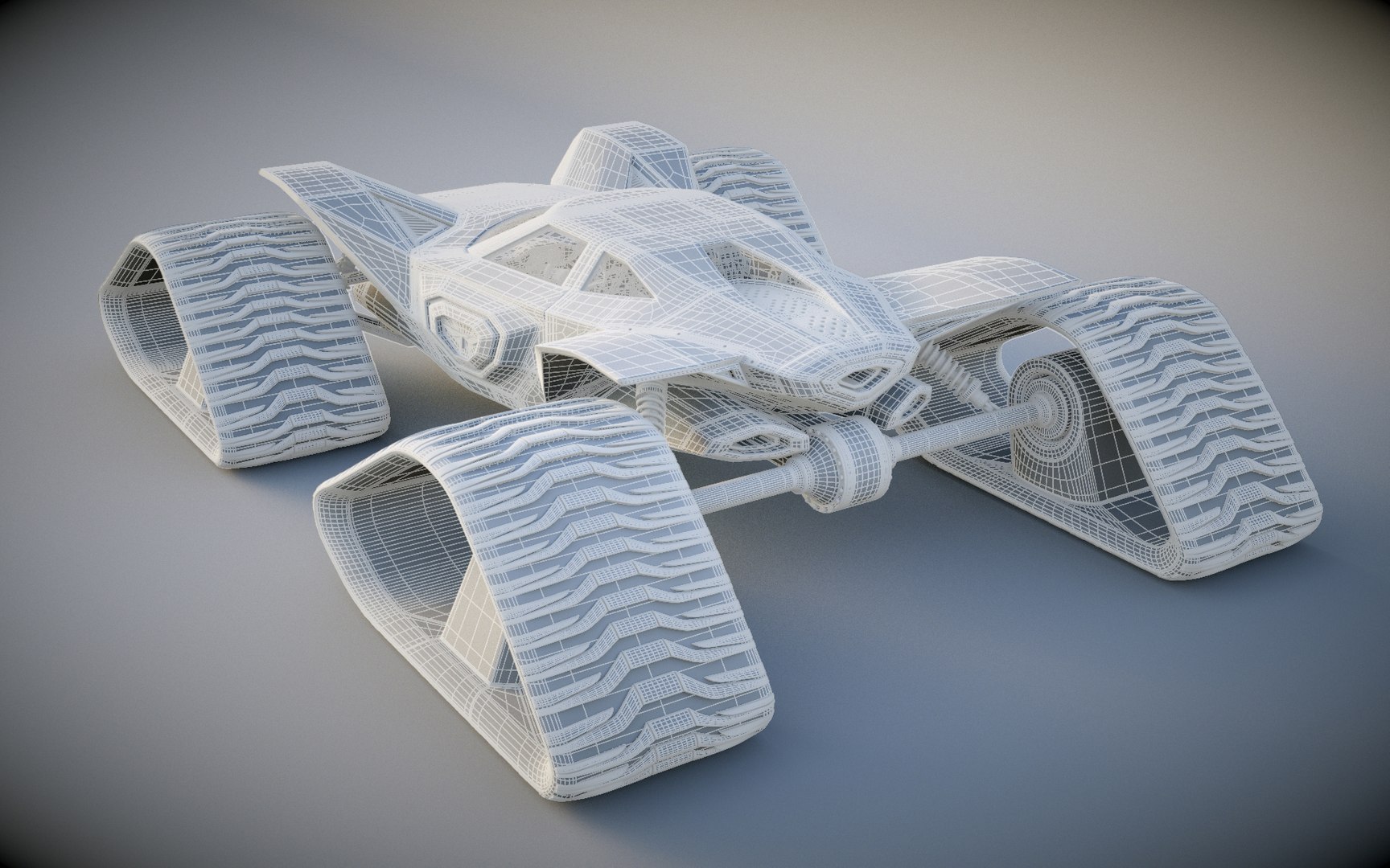 3d Model T Designed Tracks