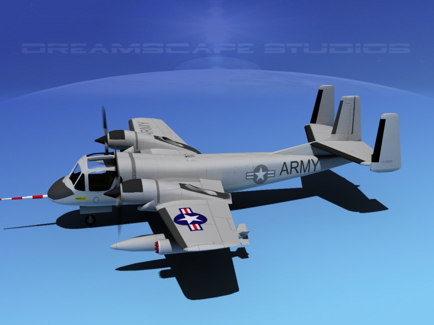 3d Ov-1d Mohawk Grumman Recon