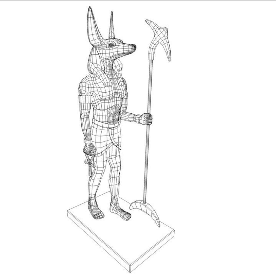 3d Model Of Anubis