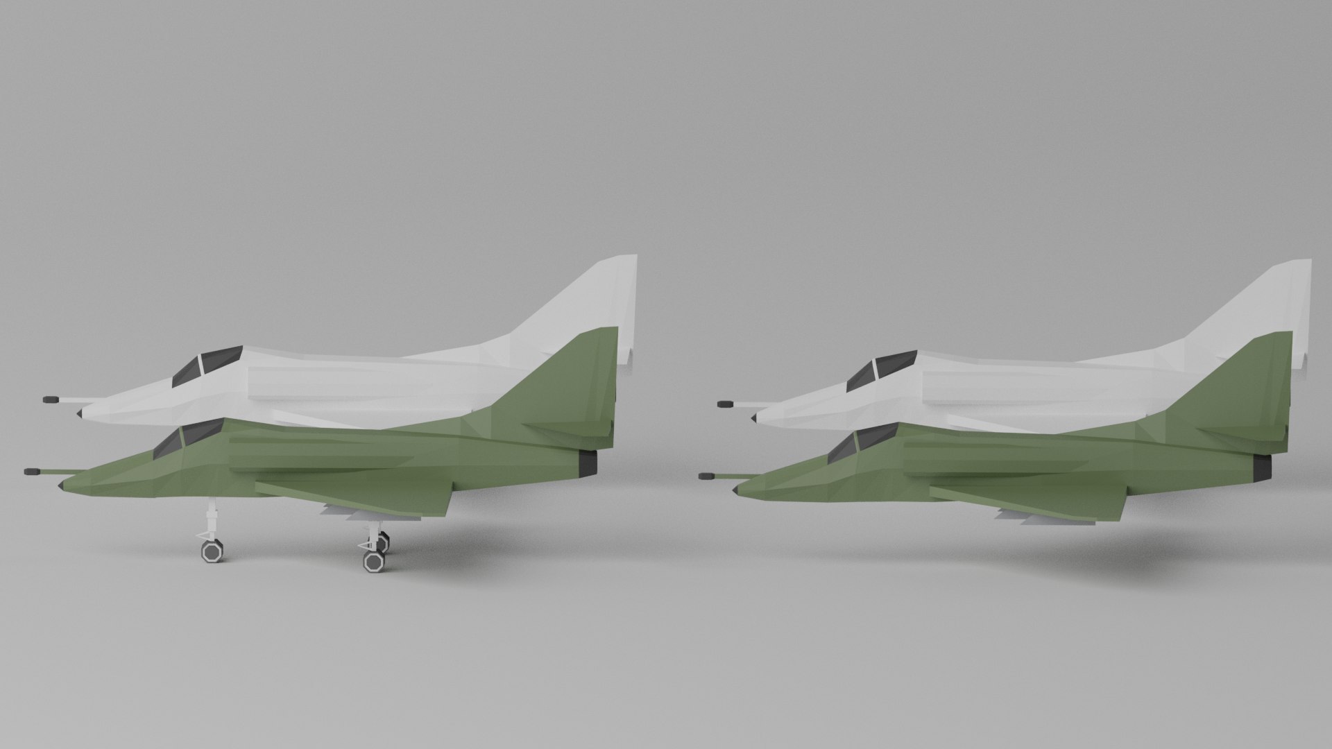 Cartoon Douglas A-4 Skyhawk 3D Model - TurboSquid 2371392