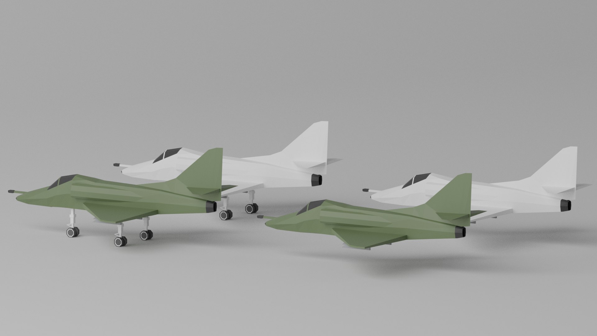Cartoon Douglas A-4 Skyhawk 3D Model - TurboSquid 2371392