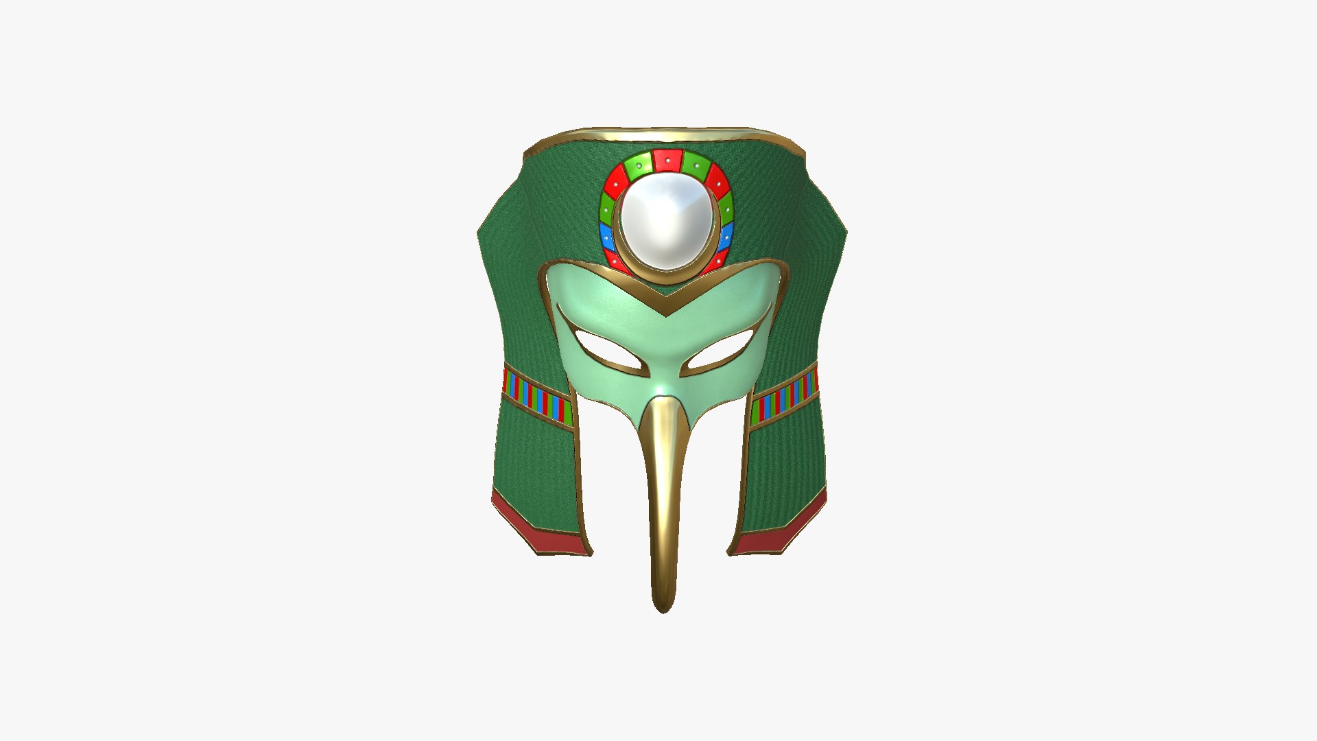 Thoth Mask A06 - Egyptian Gods Character Clothing 3D - TurboSquid 2192980