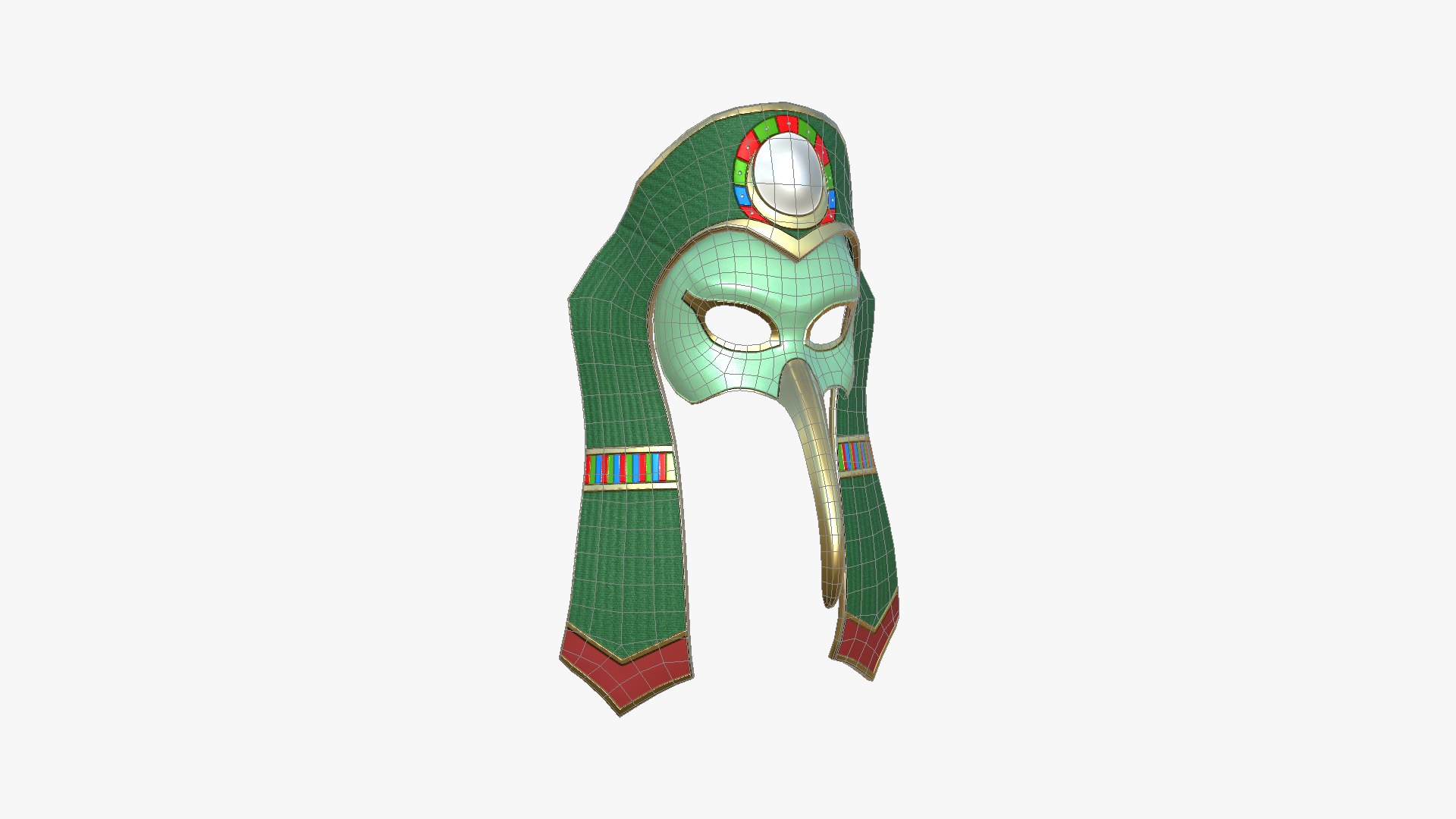 Thoth Mask A06 - Egyptian Gods Character Clothing 3D - TurboSquid 2192980