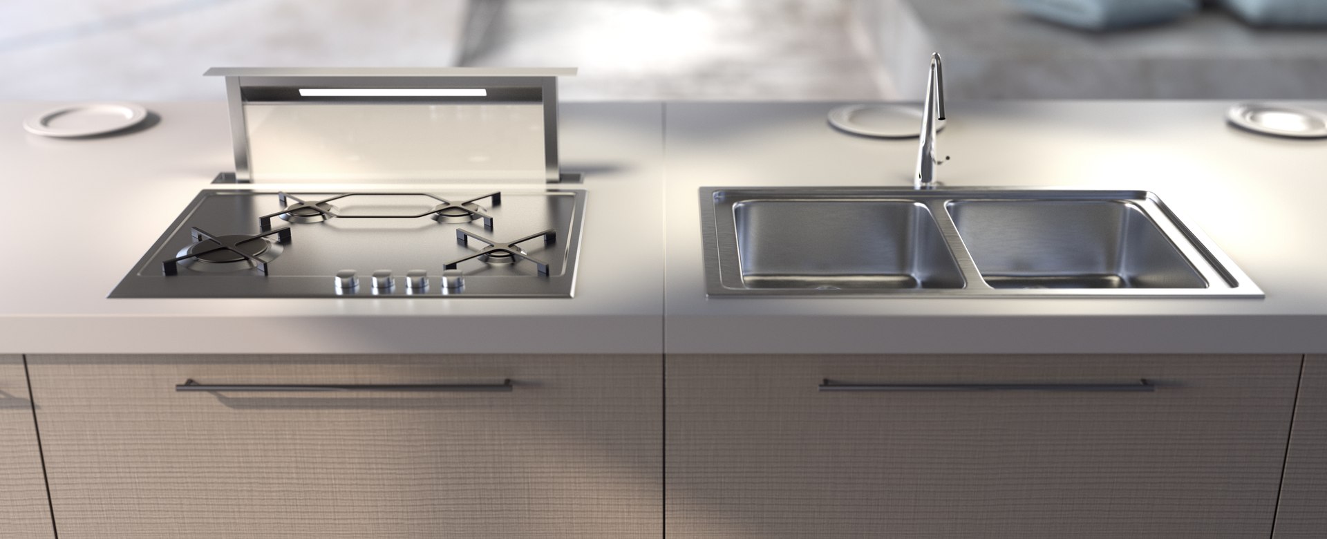 3D Model Kitchen Solution - Unreal Engine UE4 - TurboSquid 1888856