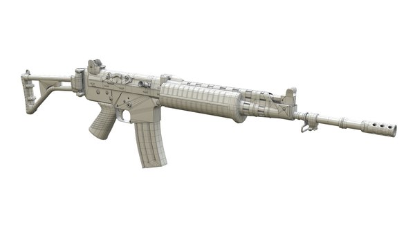 Ss1 pindad aka fn 3D model - TurboSquid 1464177