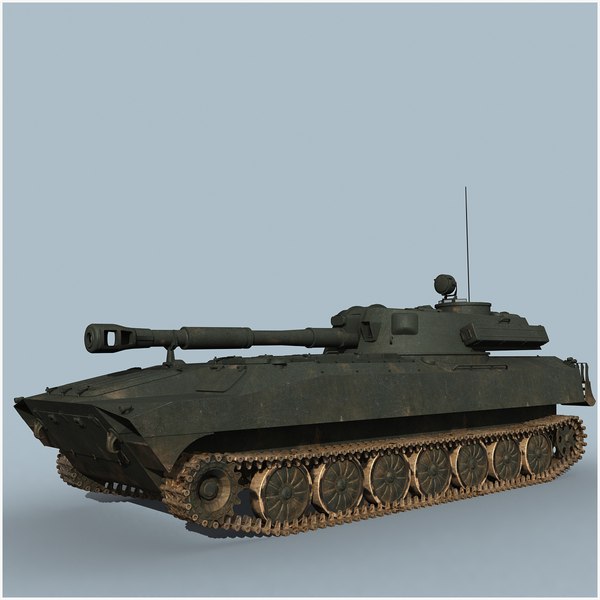 2S1 그보즈디카 3D 모델 - TurboSquid 2163705