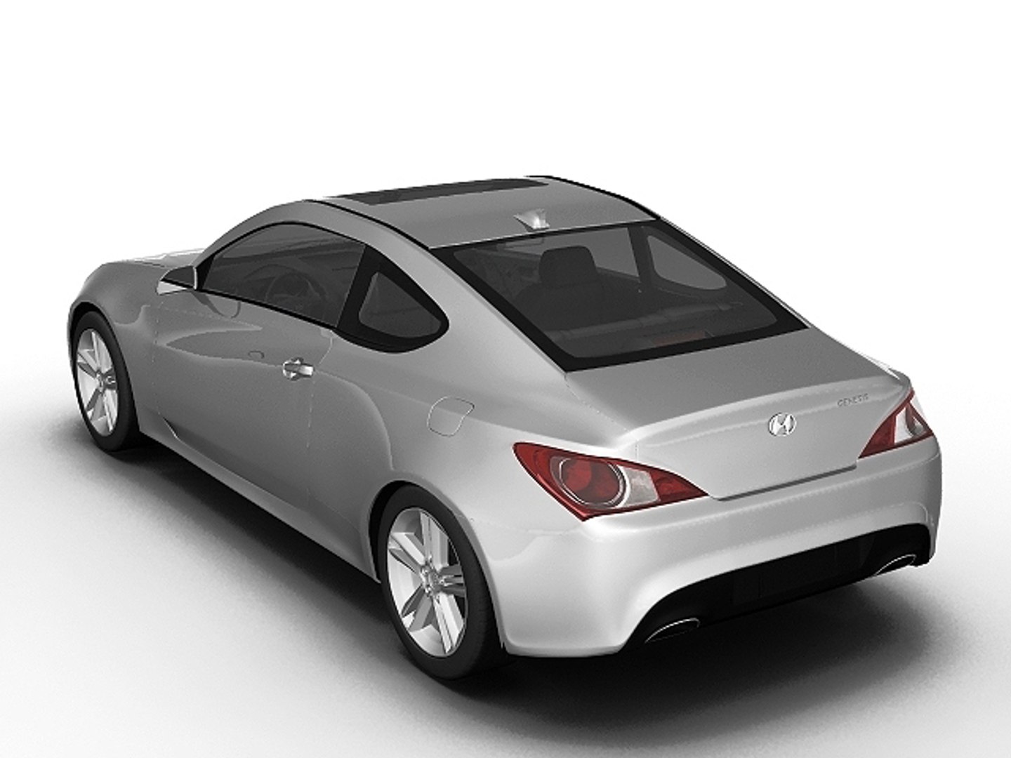 Hyundai Genesis Coupe 3d Model