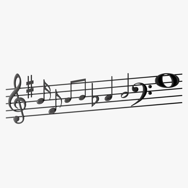 Musical Note Blender Models for Download | TurboSquid