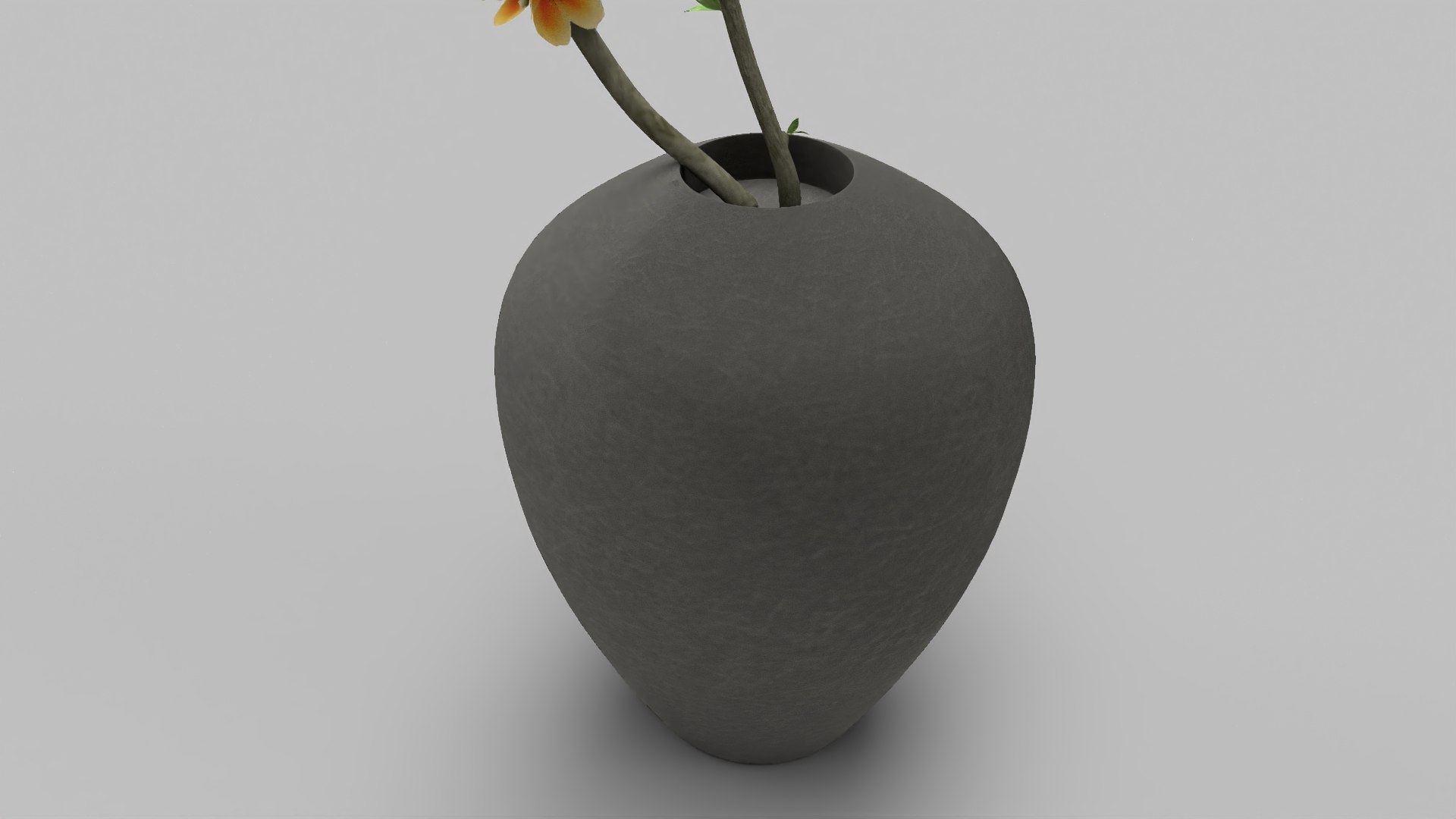 Potted tree branch model - TurboSquid 1623530