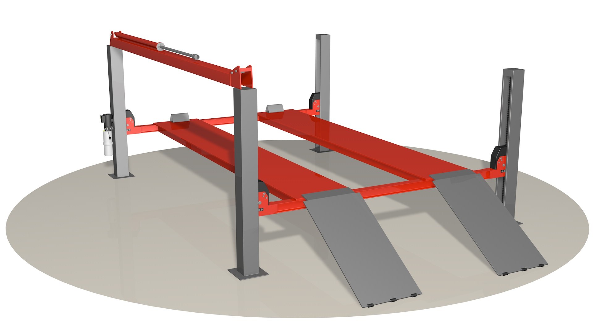 Car lift 3D model - TurboSquid 1674526