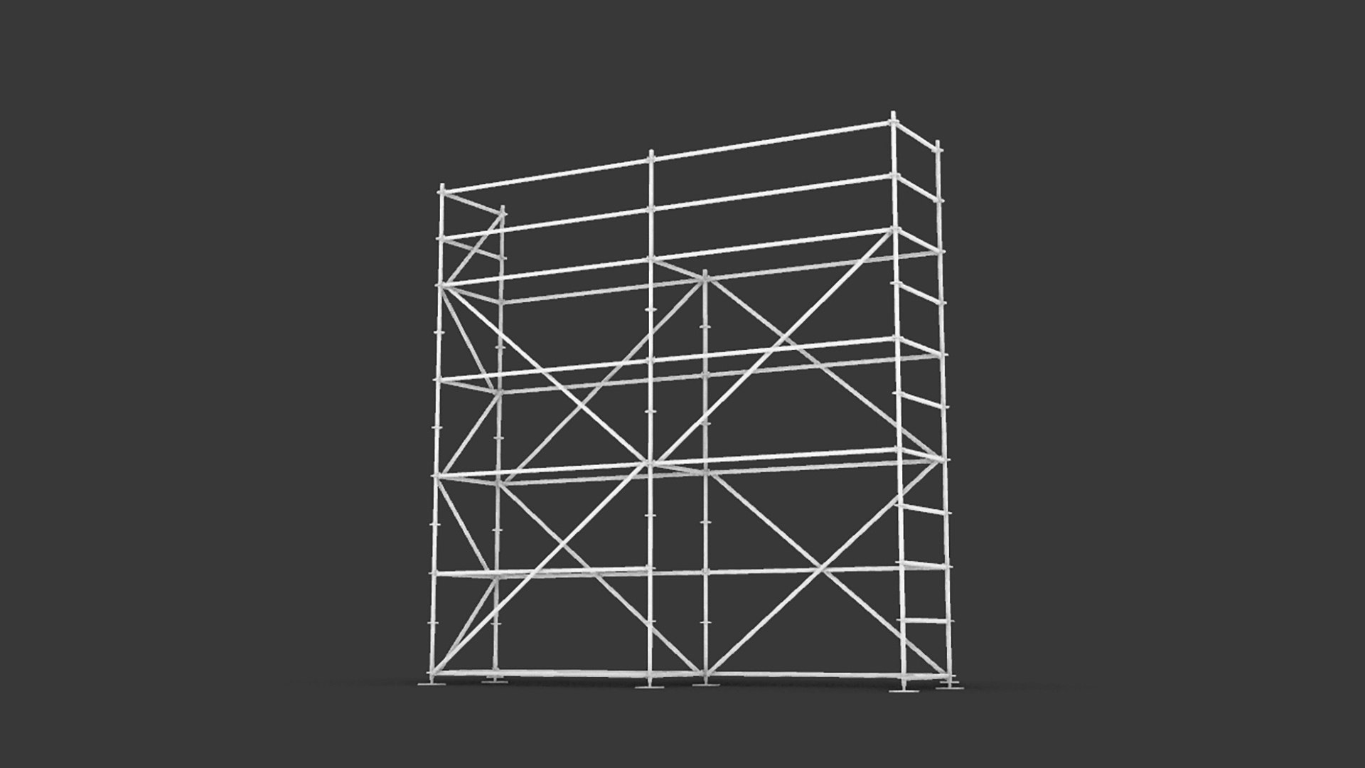 3D Layher Multidirectional Scaffolding Simple - TurboSquid 1494372