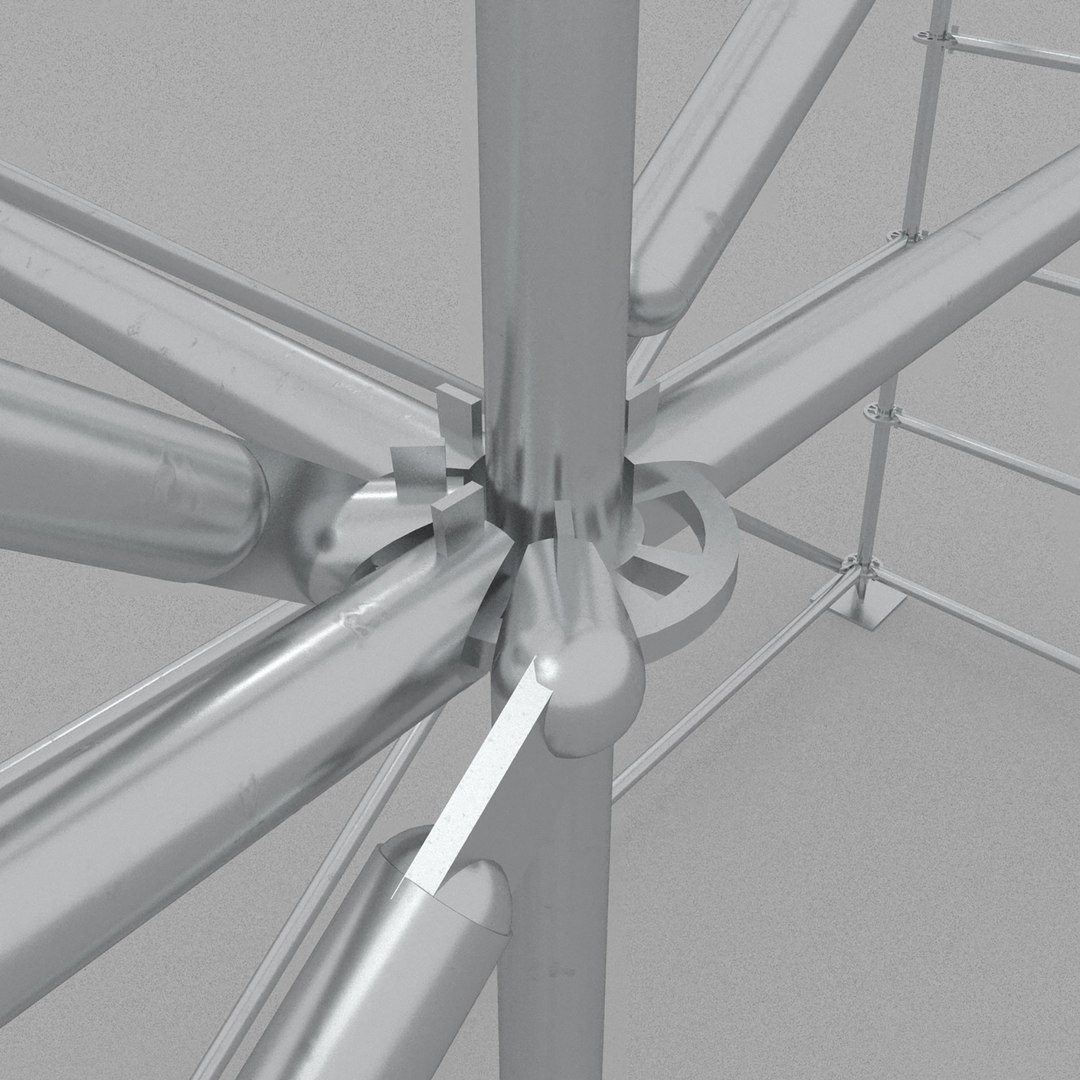 3D Layher Multidirectional Scaffolding Simple - TurboSquid 1494372