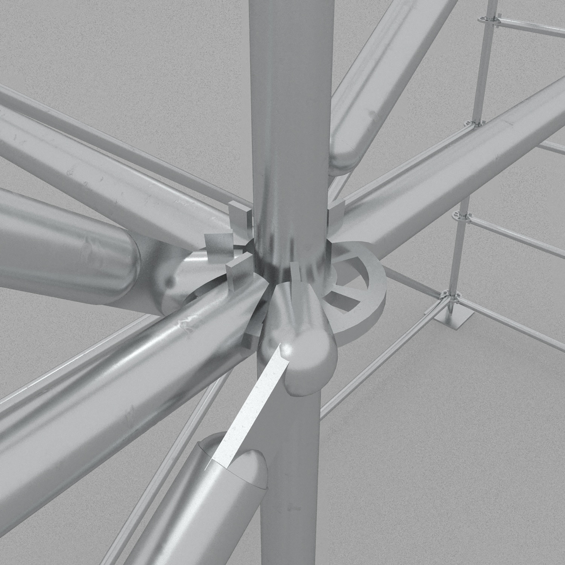 3D layher multidirectional scaffolding simple - TurboSquid 1494372