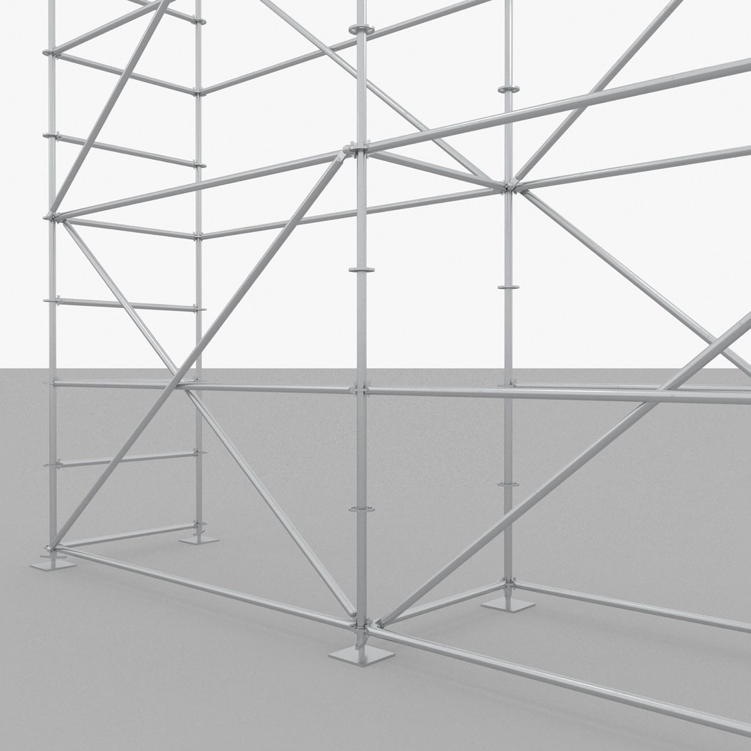 3D Layher Multidirectional Scaffolding Simple - TurboSquid 1494372