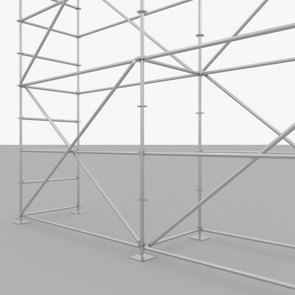 비계 간단한 타워-Layher 다 방향 비계 3D 모델 - TurboSquid 1494372