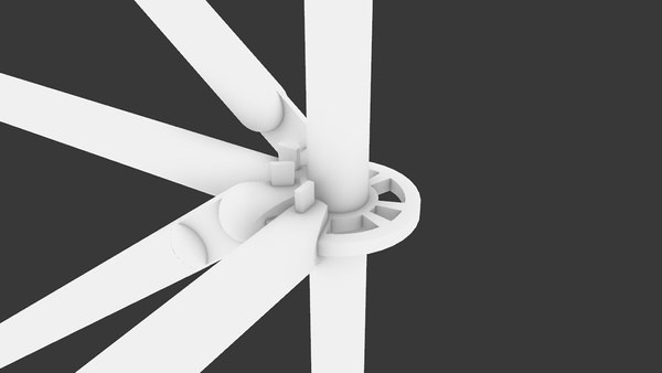 비계 간단한 타워-Layher 다 방향 비계 3D 모델 - TurboSquid 1494372