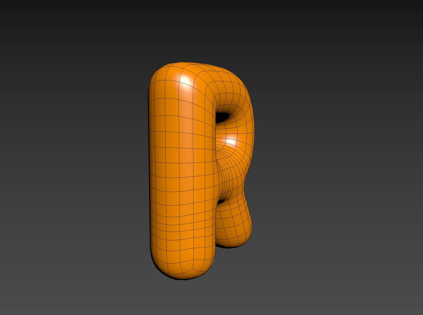R Alphabet 3D - TurboSquid 2304469