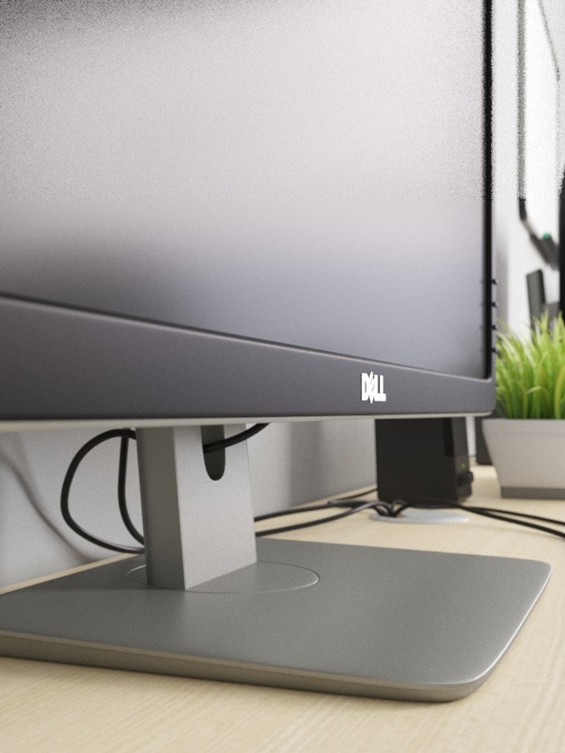 Office workplace set dell 3D model - TurboSquid 1287864