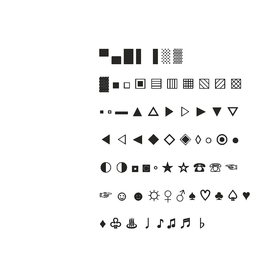 3D Model Symbols Set7 Cg Cad - TurboSquid 1192989