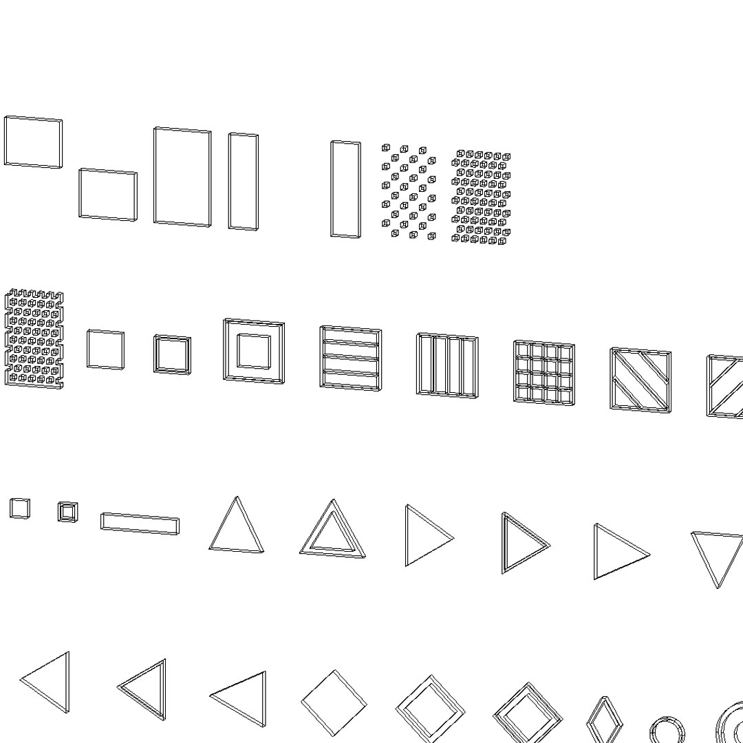 3D Model Symbols Set7 Cg Cad - TurboSquid 1192989