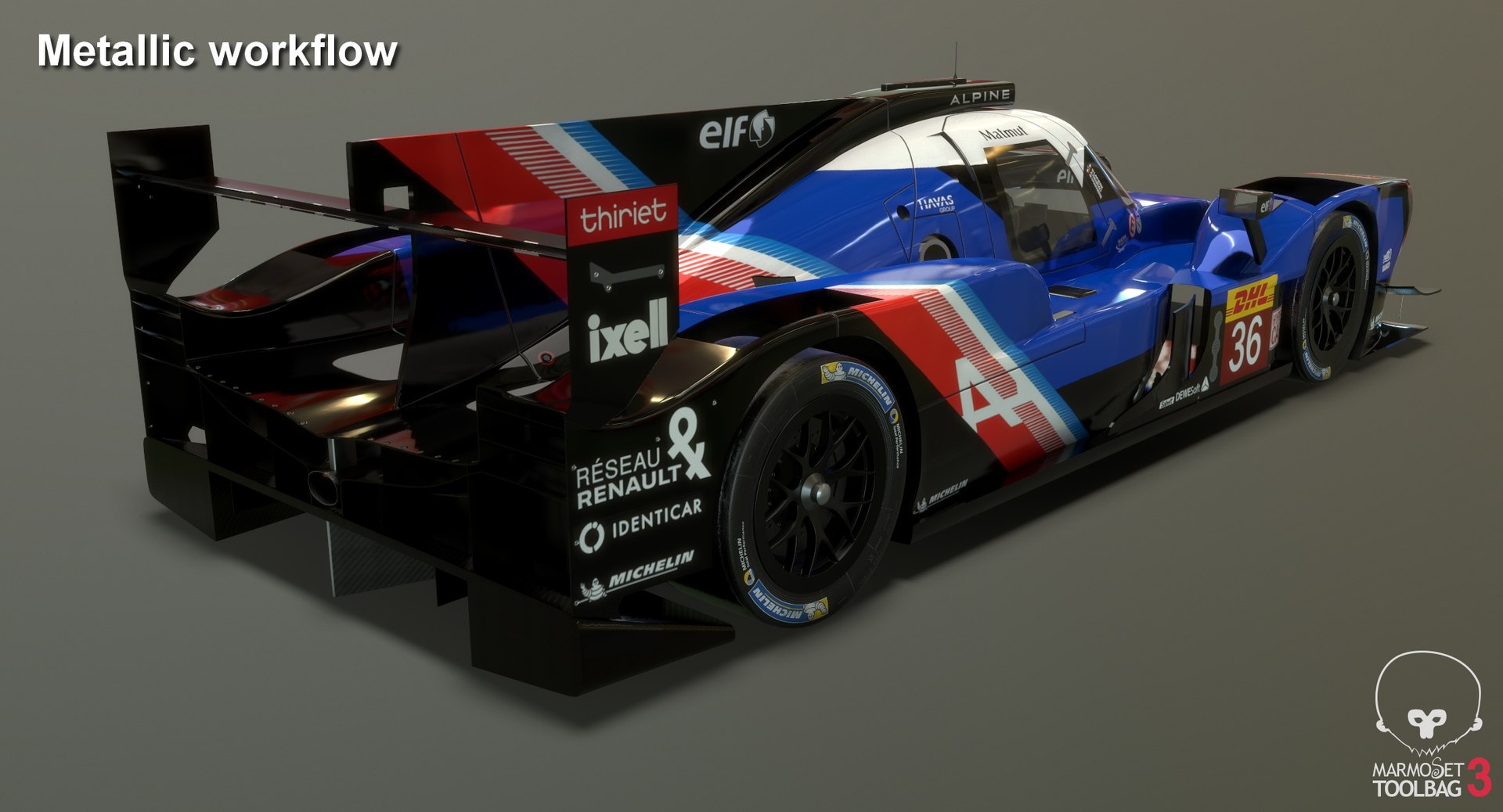 3D Alpine A480 WEC 2021 Hypercar - TurboSquid 1746073