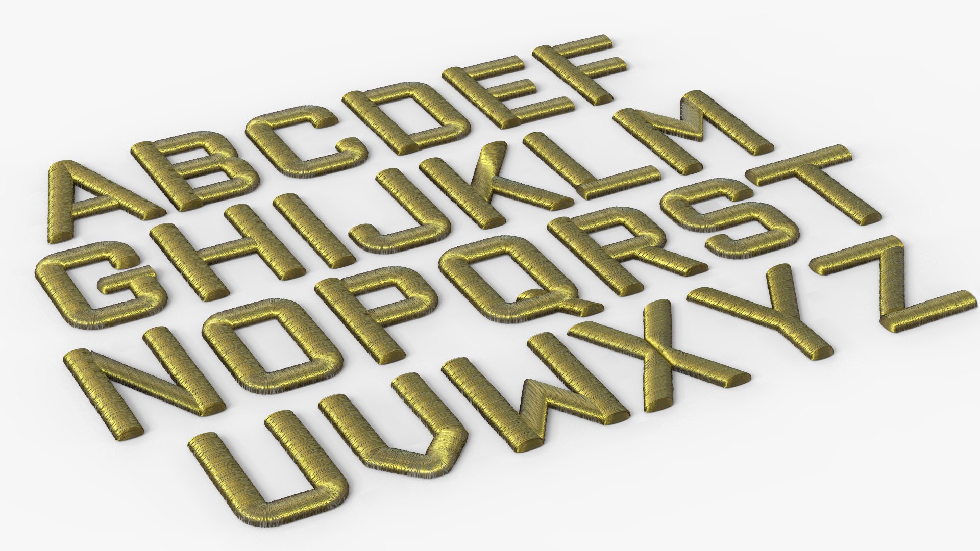 3D Embroided Sewing Characters - TurboSquid 2159837