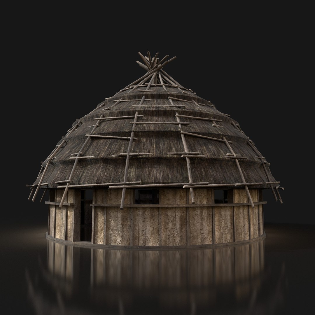 3D Ready Thatched Hut Buildings - TurboSquid 1484126