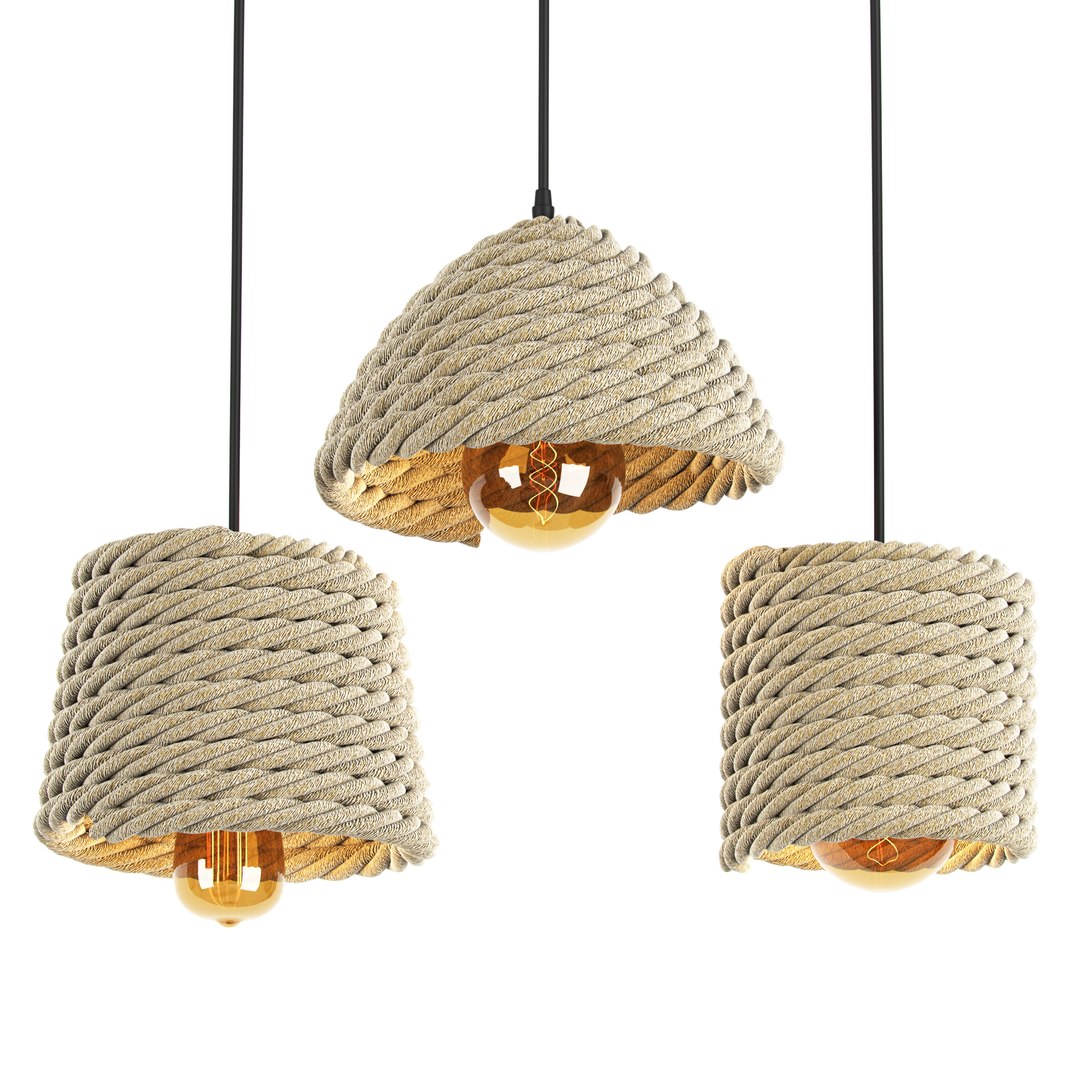 3D Model Ceiling Light Rope Set - TurboSquid 1637339