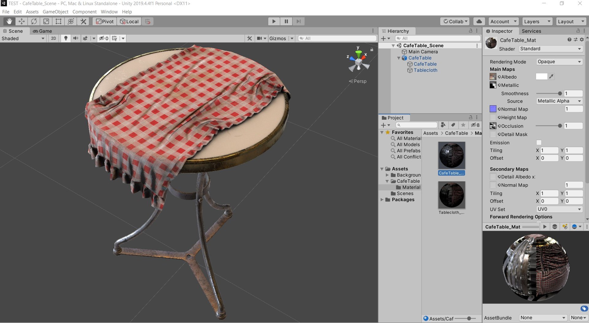 Old Cafe Table 3D - TurboSquid 1606349