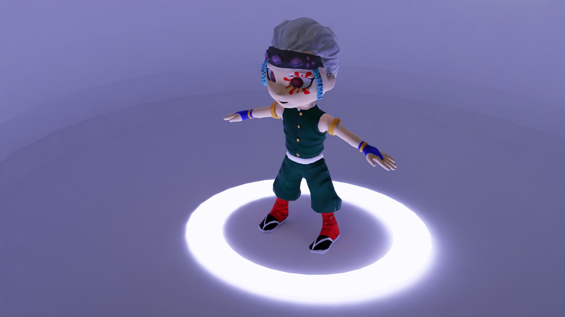 3D Demon Slayer Uzui Tengen - TurboSquid 2143181