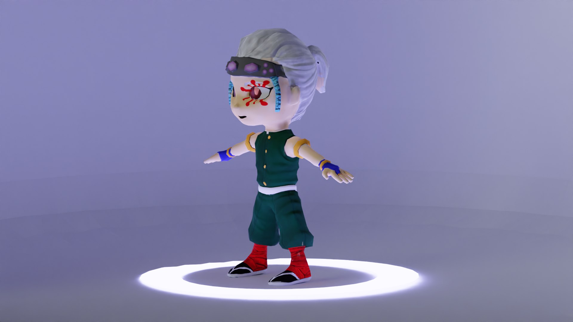 3D Demon Slayer Uzui Tengen - TurboSquid 2143181