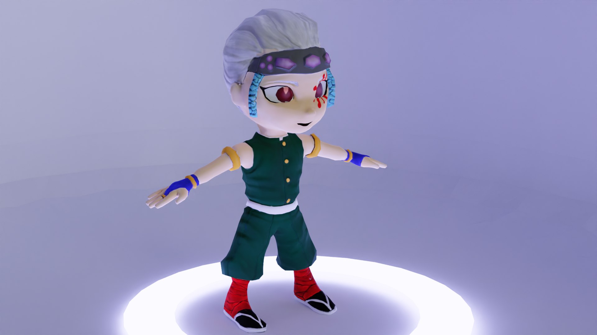 3D Demon Slayer Uzui Tengen - TurboSquid 2143181