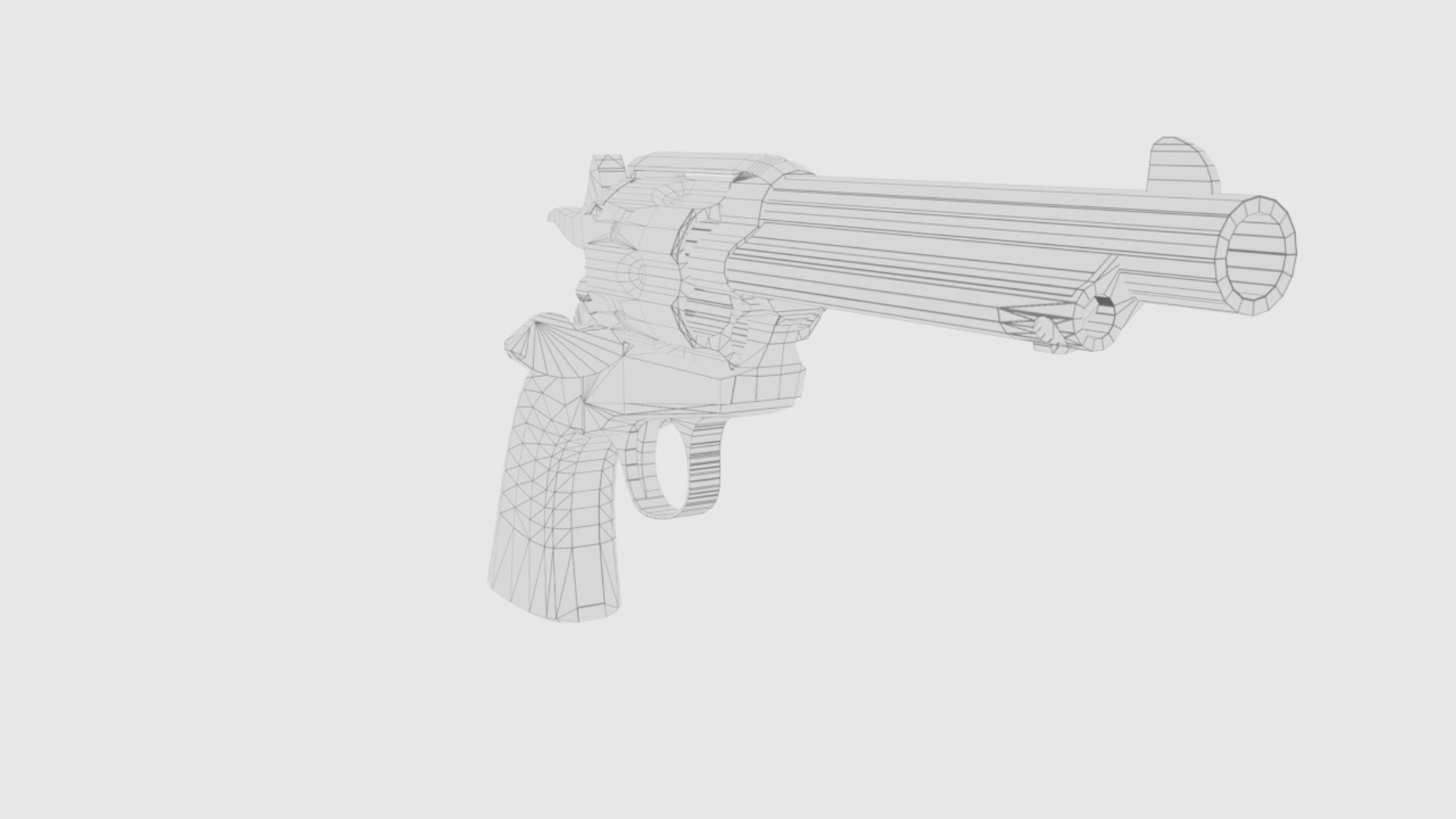 3D 45 Caliber Revolver - TurboSquid 1203561