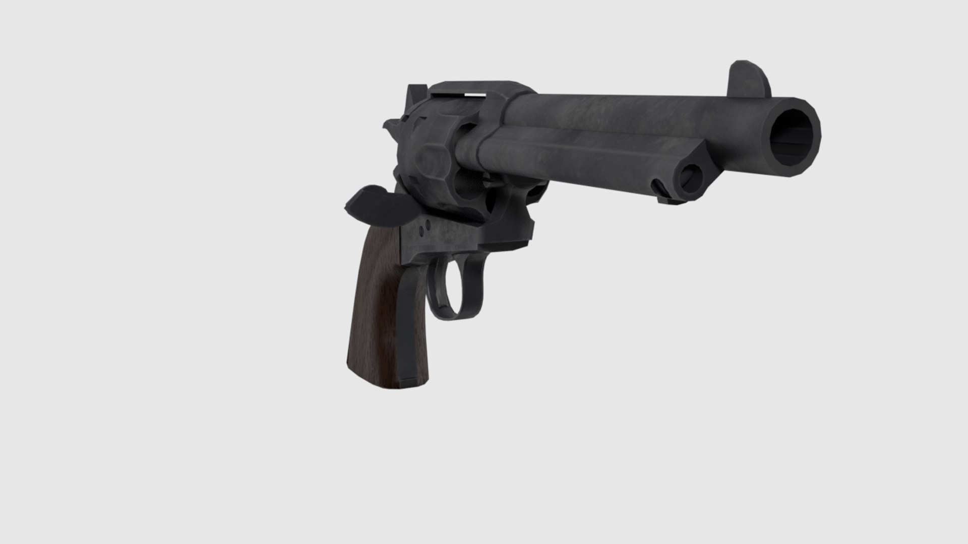 3D 45 Caliber Revolver - TurboSquid 1203561