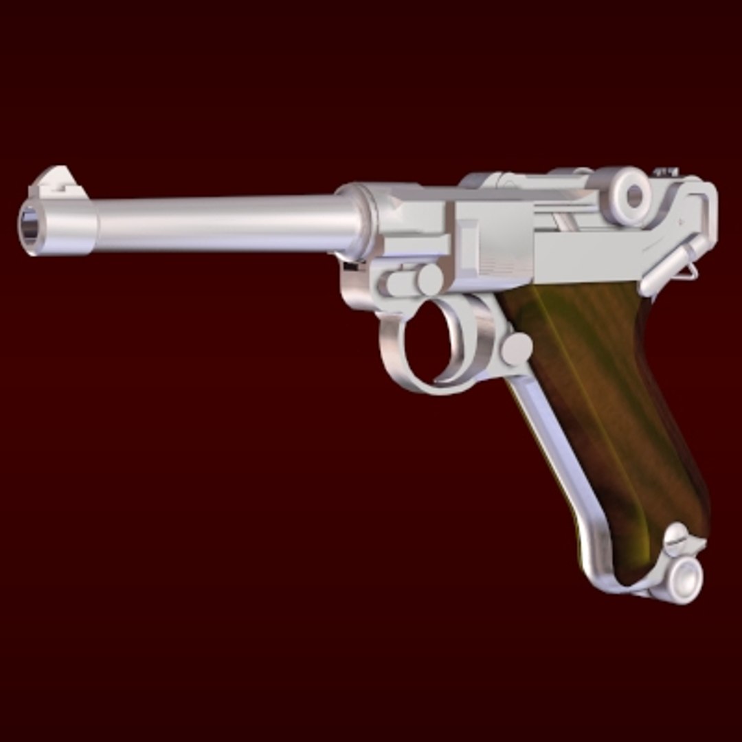 3d Luger Pistol