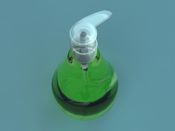 method soap bottle 3d model