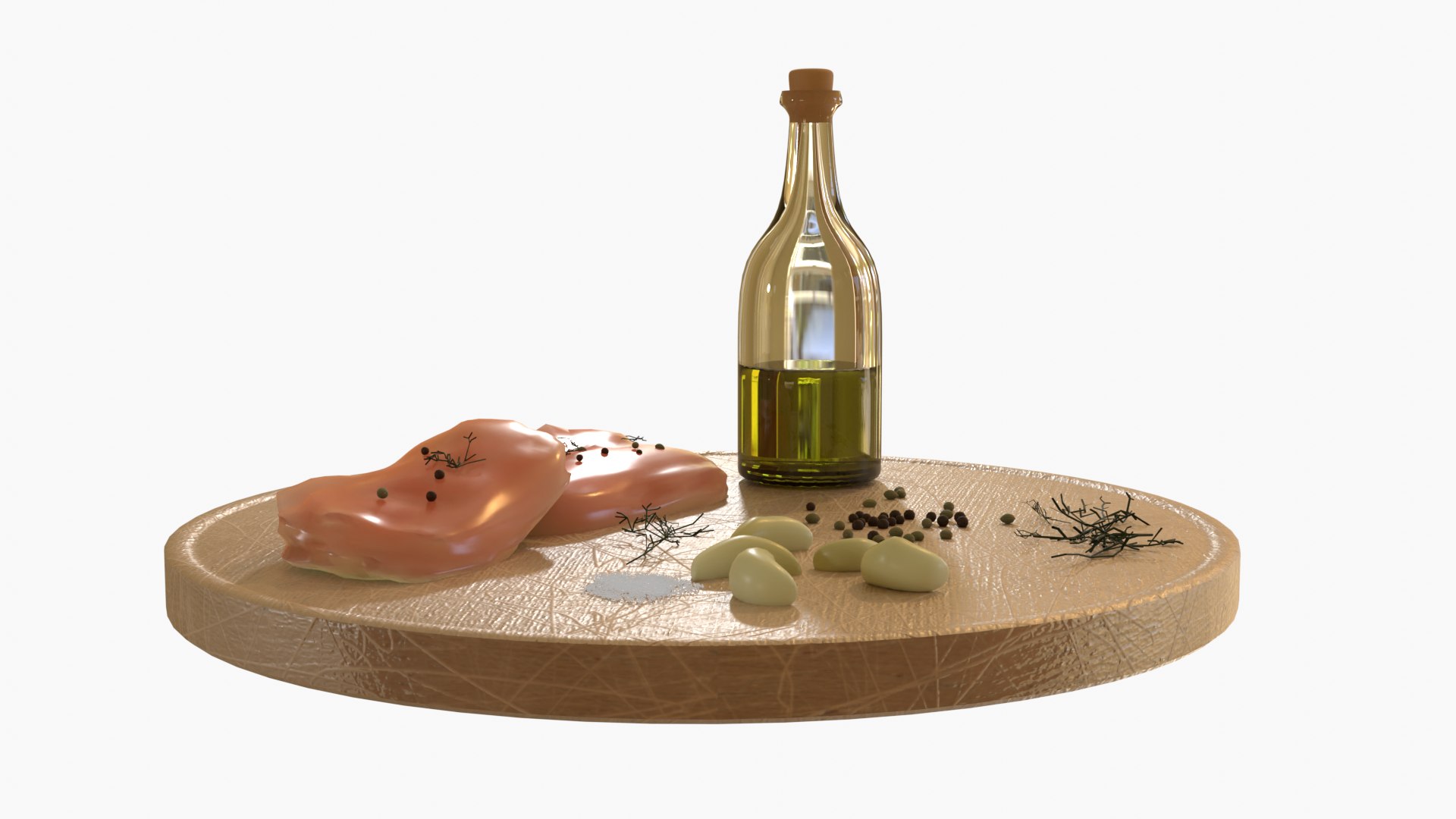 Raw Chicken 3D Model - TurboSquid 2140732